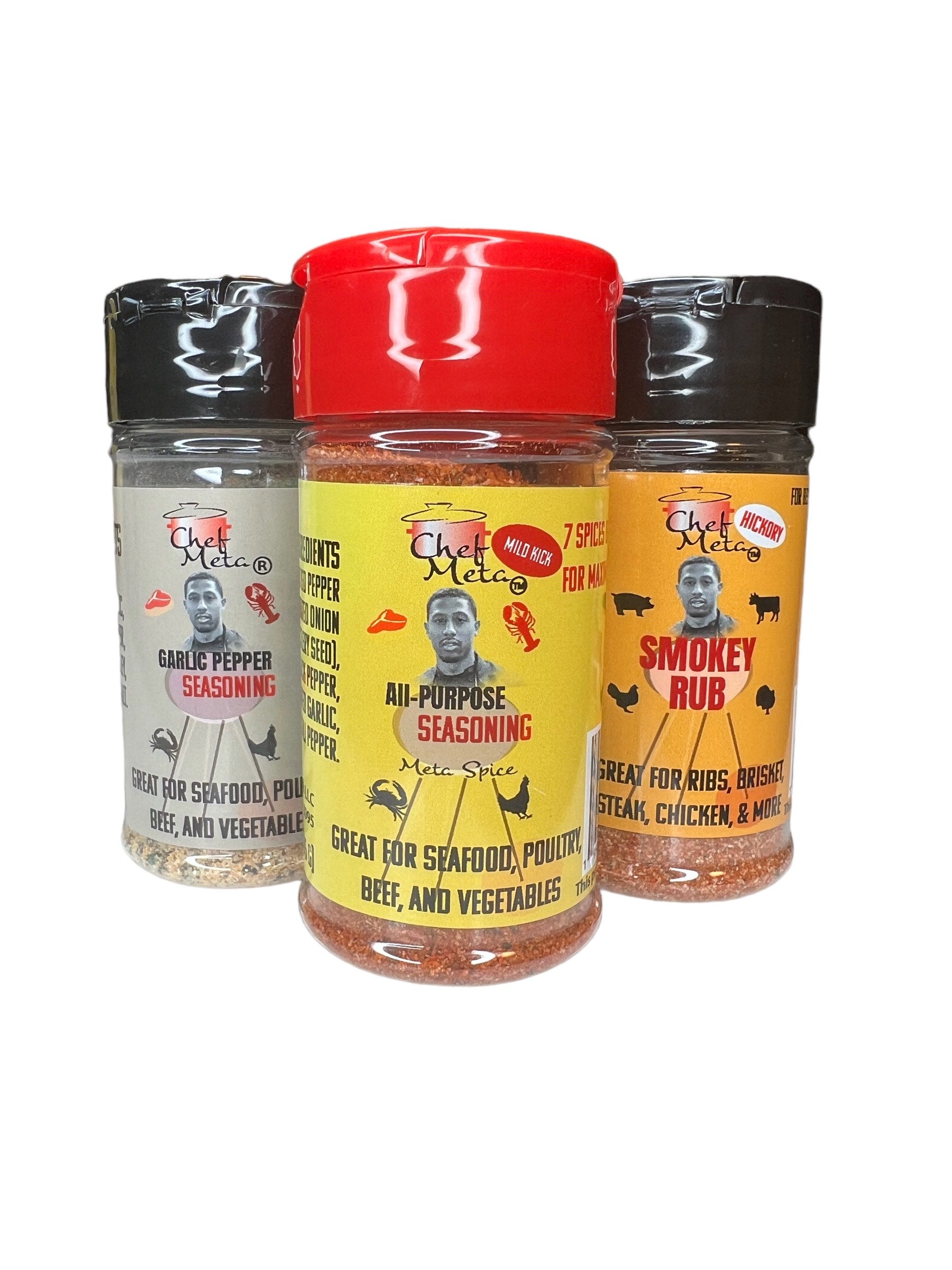 AS SEEN ON TV! CHEF META SEAFOOD BOIL SEASONING AND ALL PURPOSE SPICES ...